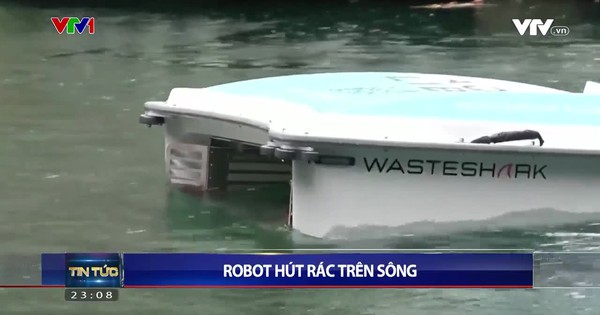 Robot 'nuốt' rác thải nhựa trên sông