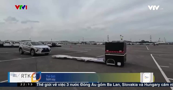 Robot vận chuyển xe của Toyota